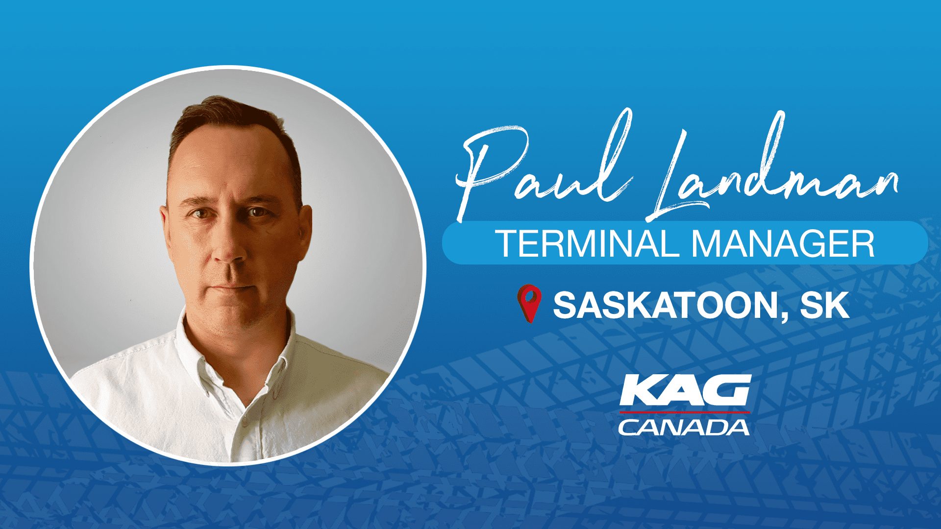 Operations Department Promotion: Saskatoon's Terminal Manager | Kenan ...
